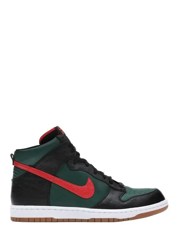 Nike Dunk High Supreme Sneakers - Team Green/challenge Red/black