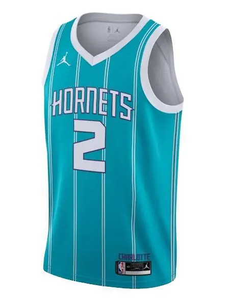 JORDAN Lamelo Ball Hornets Icon Edition 2022 Swingman Nba Jersey - Rapid Teal/ball Lamelo