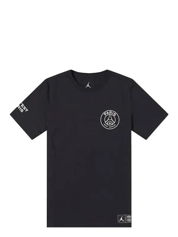 JORDAN X Paris Saintgermain Logo T-shirt - Black/white