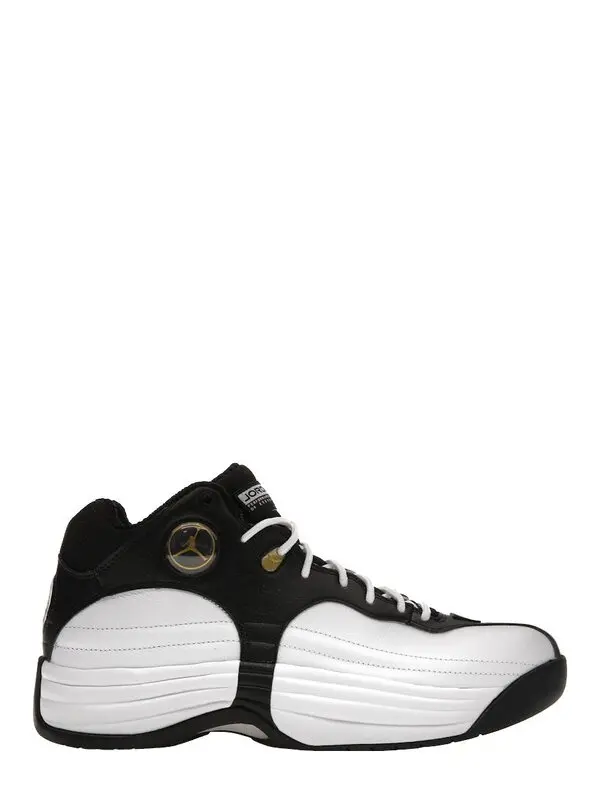 JORDAN Jumpman Team 1 Sneakers - White/black/metallic Gold