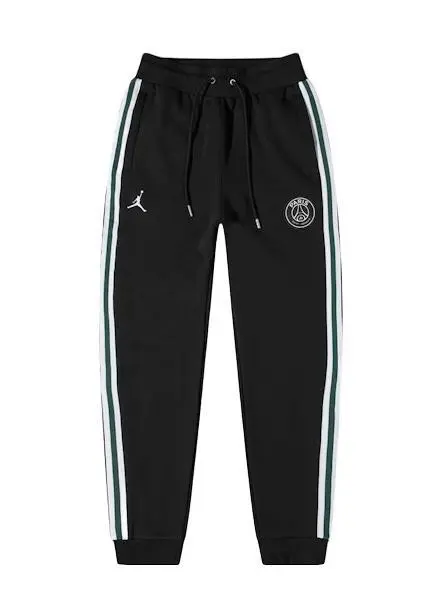 JORDAN X Psg Paris Saint Germain Fleece Pants - Black/white/green