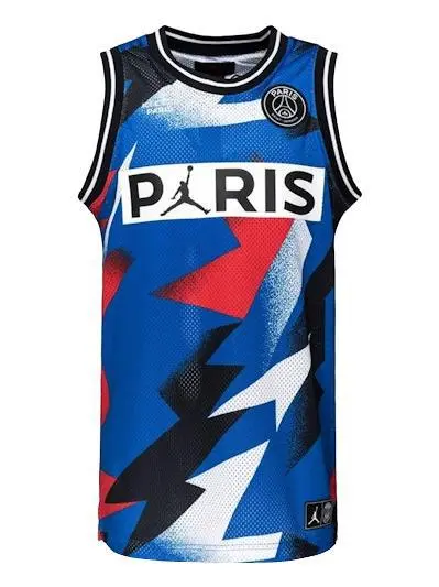 JORDAN X Psg Paris Saint Germain Mesh Jersey - Hyper Cobalt Blue