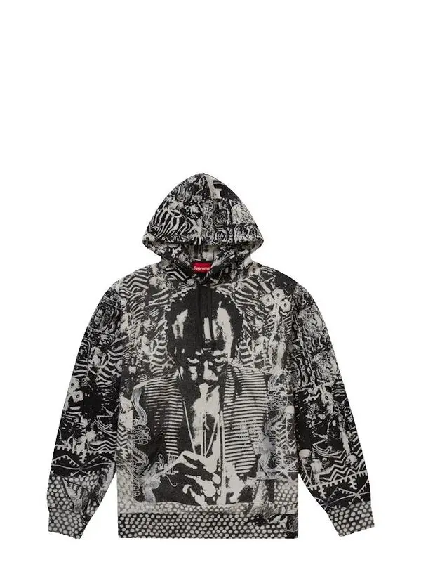 Supreme Miles Davis Hooded Sweatshirt - Black