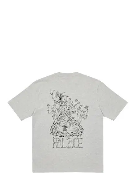 PALACE Lotties Classic T-shirt - Grey Marl
