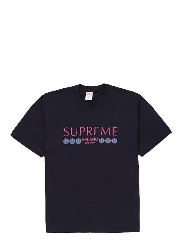 Supreme Milano Tee Shirt - Navy Blue