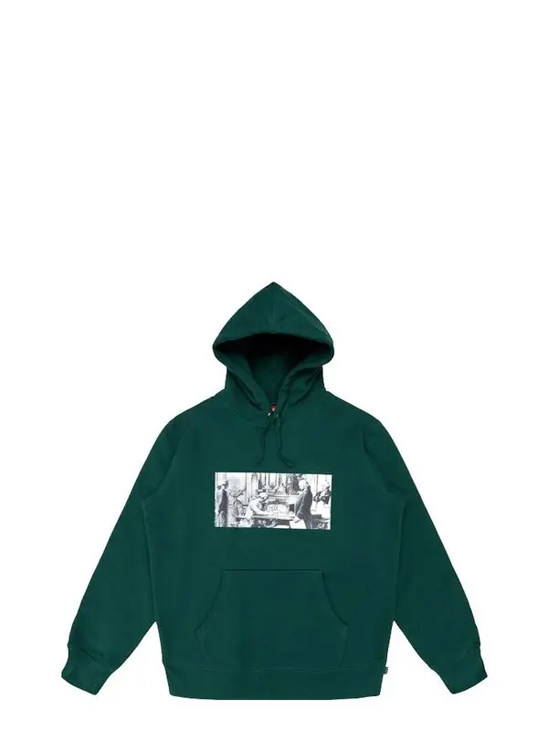 Supreme Mike Kelley Franklin Hooded Sweatshirt - Dark Green