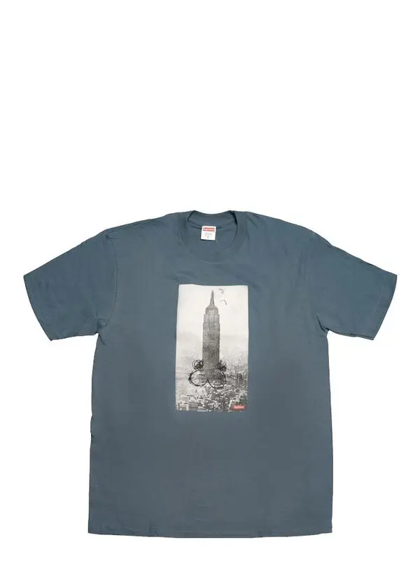 Supreme Mike Kelley The Empire State Building Tee Shirt - Slate