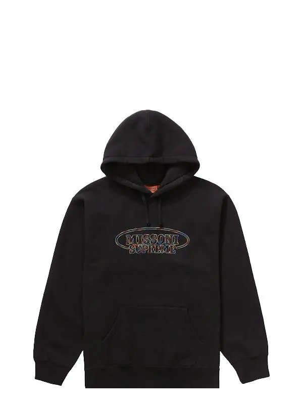 Supreme Missoni Hooded Sweatshirt - Black