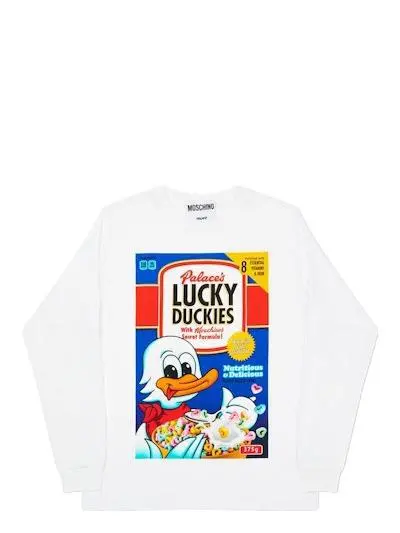 PALACE Moschino Duck Longsleeve - White