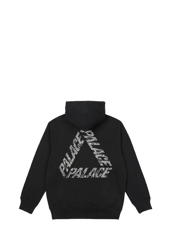 PALACE P3 Snake Applique Hood - Black