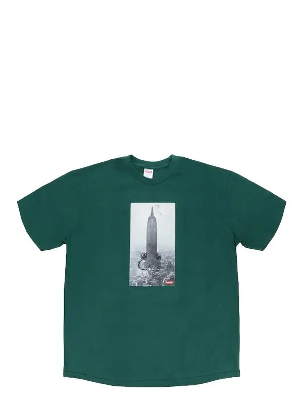 Supreme Mike Kelley The Empire State Building Tee Shirt - Dark Green