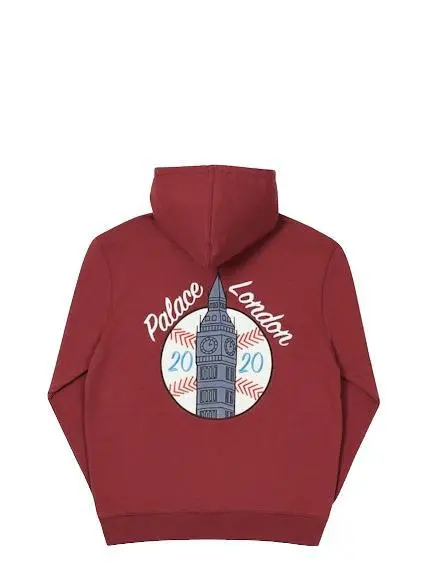 PALACE New Era London Hood - Cordovan