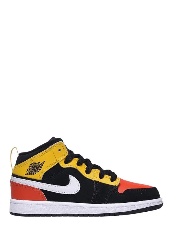 JORDAN 1 Mid Se Sneakers - Black/amarillo/white