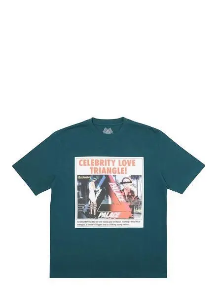 PALACE Love Triangle T-shirt - Dark Green