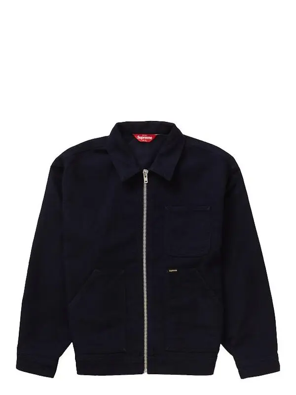 Supreme Moleskin Work Jacket - Navy Blue