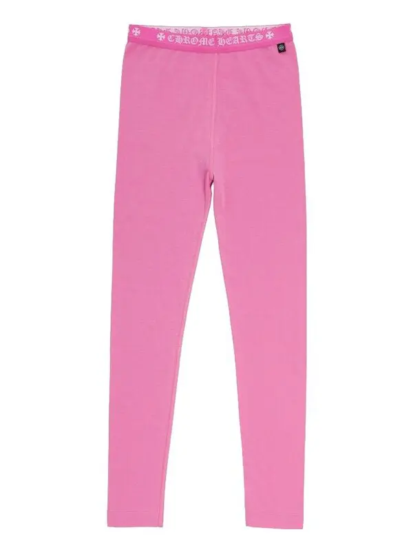 Chrome Hearts Logo Leggings - Pink
