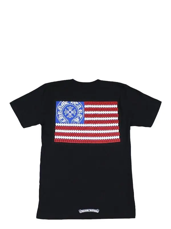 Chrome Hearts American Flag Dagger T-shirt - Black