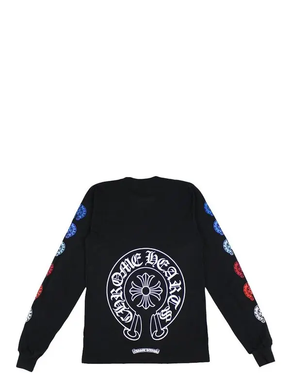 Chrome Hearts Horse Shoe Long Sleeve T-shirt - Black