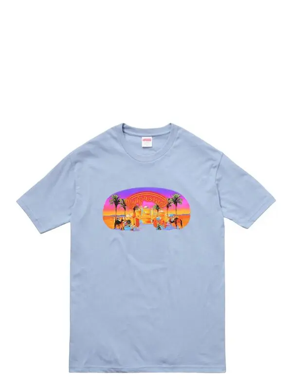 Supreme Mirage Tee Shirt - Light Blue