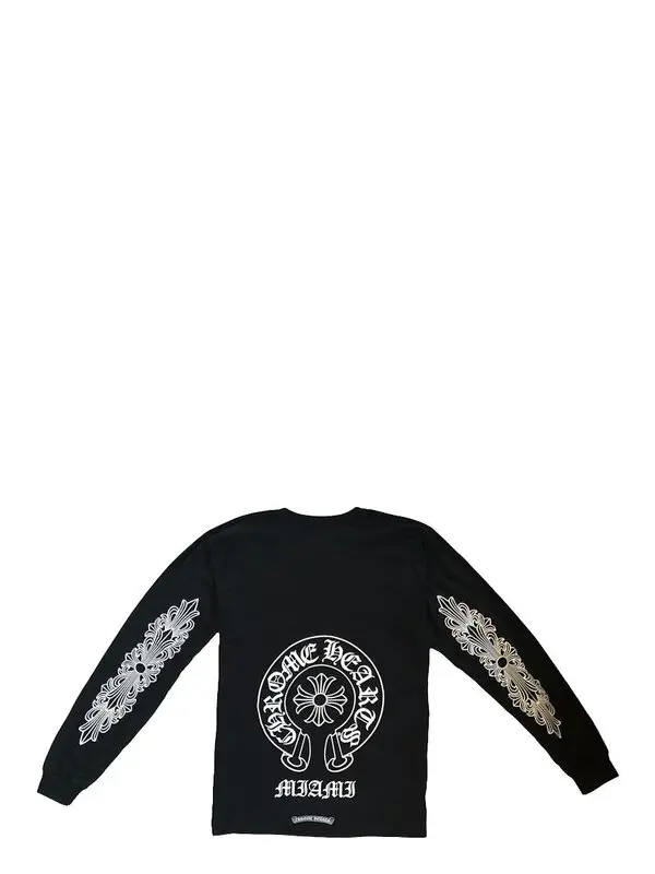 Chrome Hearts Miami Exclusive Long Sleeve T-shirt - Black