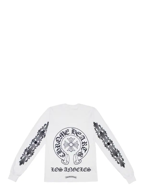 Chrome Hearts Los Angeles Excluisve Long Sleeve T-shirt - White