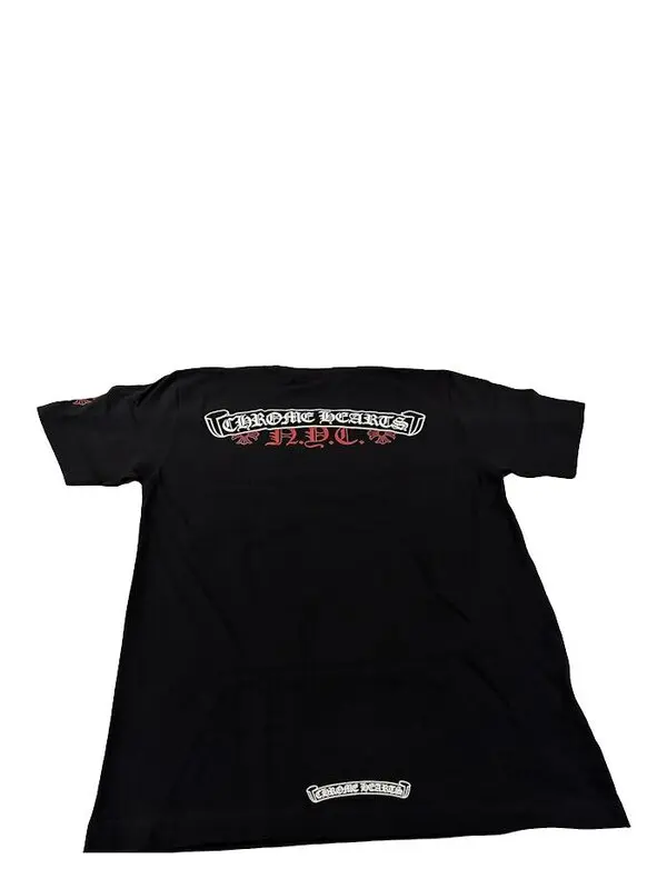 Chrome Hearts Nyc Exclusive T-shirt - Black/red