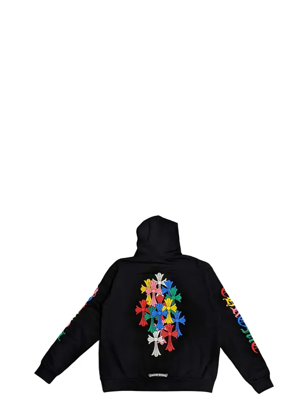 Chrome Hearts Cross Cemetery Zip Up Hoodie - Black