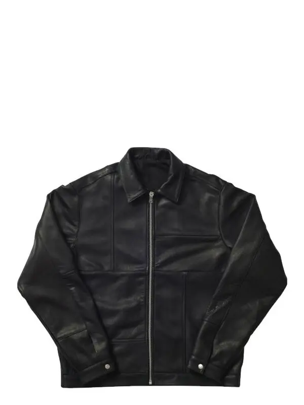 PALACE Leather Panel Jacket - Black