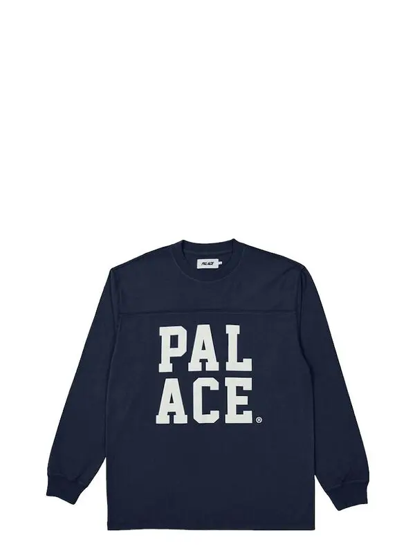 PALACE Panel Longsleeve - Navy Blue