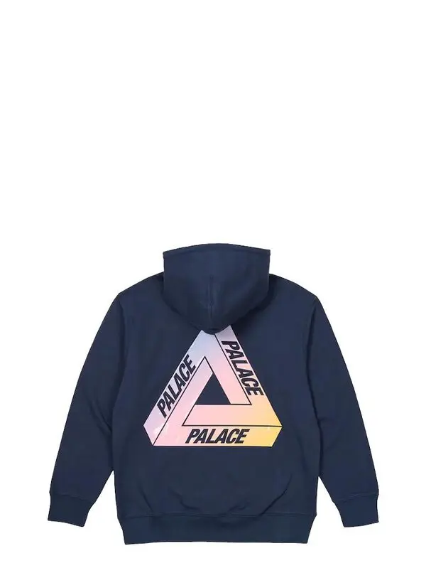 PALACE Ombre Triferg Hood - Navy Blue