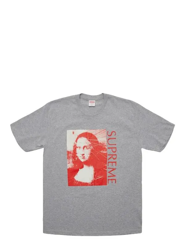 Supreme Mona Lisa Tee Shirt - Heather Grey