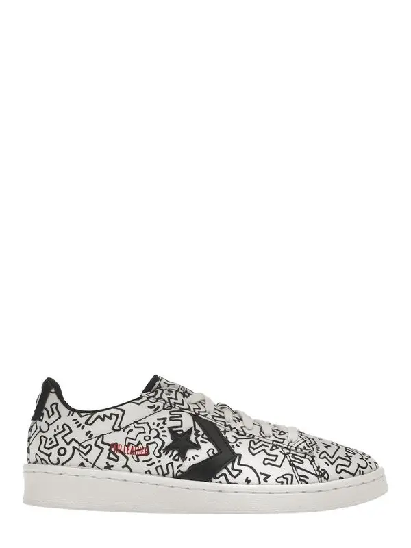 CONVERSE Pro Leather Ox Keith Haring Sneakers - White/black/red
