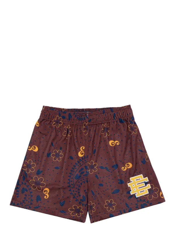 ERIC EMANUEL Ee Basic Short - Maroon Paisley