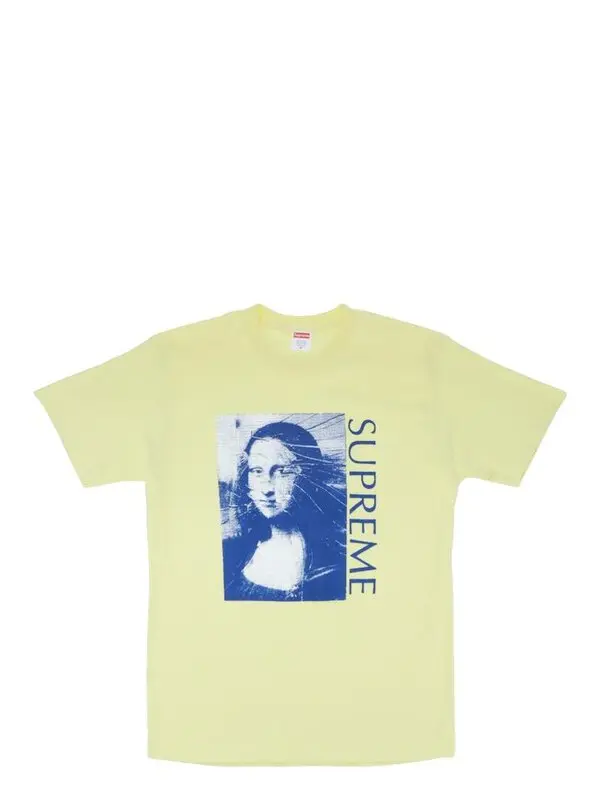 Supreme Mona Lisa Tee Shirt - Pale Yellow