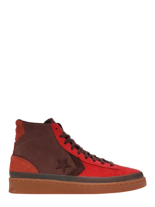 CONVERSE Pro Leather 2000s Pack Bisonin High-top Sneakers - Fiery Scarelet Red/deep Mahogany