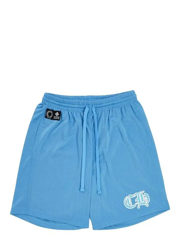 Chrome Hearts Sports Mesh Varsity Shorts - Blue
