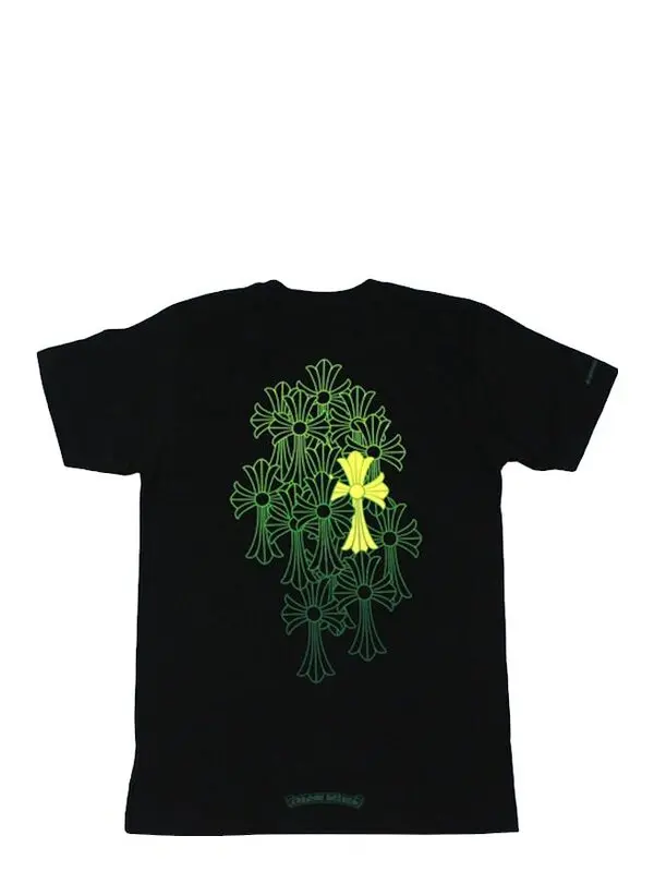 Chrome Hearts Cemetery T-shirt - Black/yellow/green