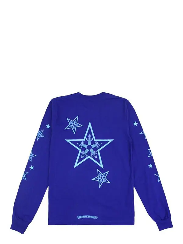 Chrome Hearts Star Long Sleeve T-shirt - Blue