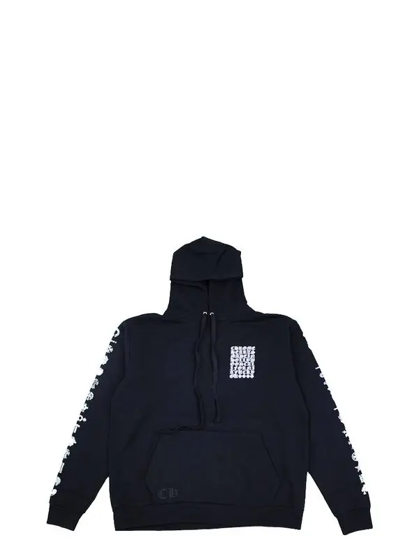 Chrome Hearts Logo Pullover Hoodie - Black