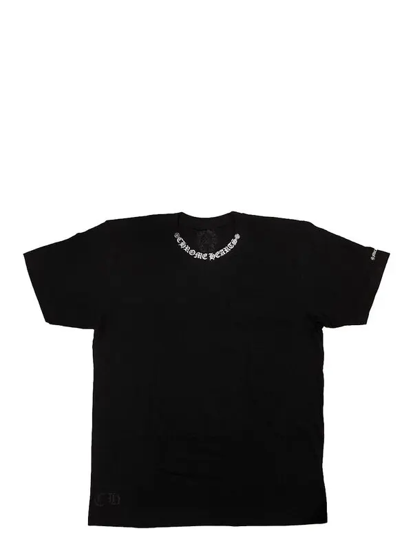Chrome Hearts Neck Logo T-shirt - Black