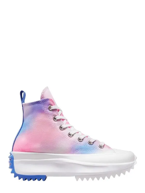 CONVERSE Run Star Hike Hi Cloud Wash Sneakers - Storm Pink/white/purple