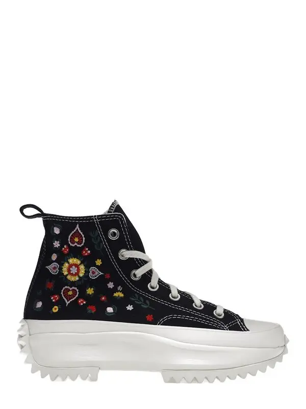 CONVERSE Run Star Hike Hi Floral Sneakers - Black/egret/midnight Clover