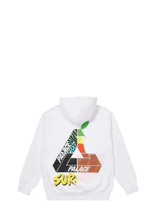 PALACE Mix Up Hood - White