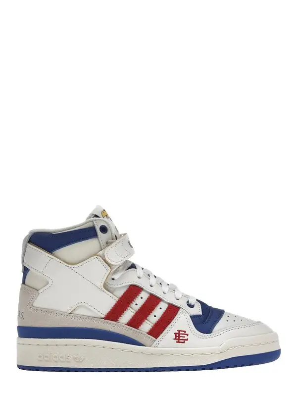 Adidas Forum 84 High Eric Emanuel Kansas Jayhawks - Cloud White/royal Blue/team Power Red