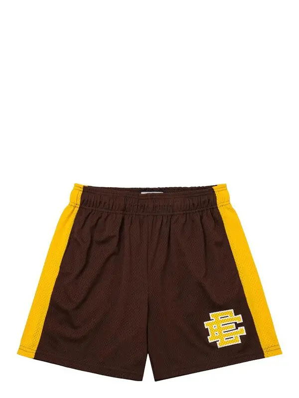 ERIC EMANUEL Ee Basic Short - Chocolate/athletic Gold