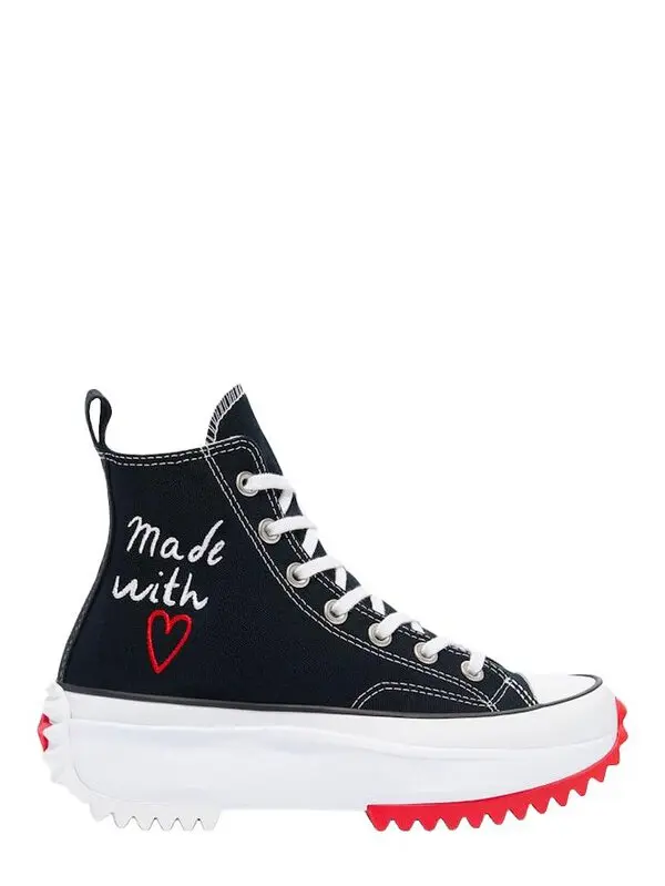 CONVERSE Run Star Hike Hi Valentine's Day Made With Love - Black/white/university Red