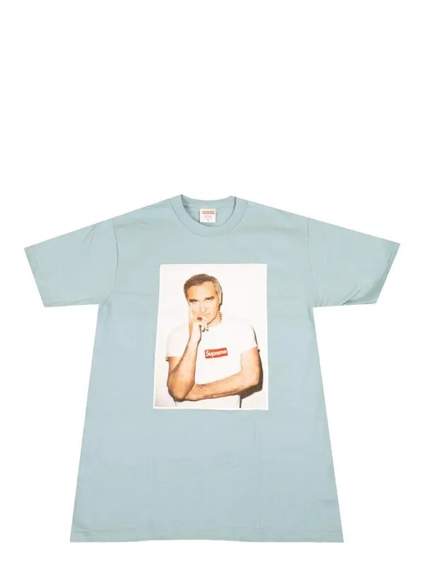 Supreme Morrissey Tee Shirt - Slate Blue
