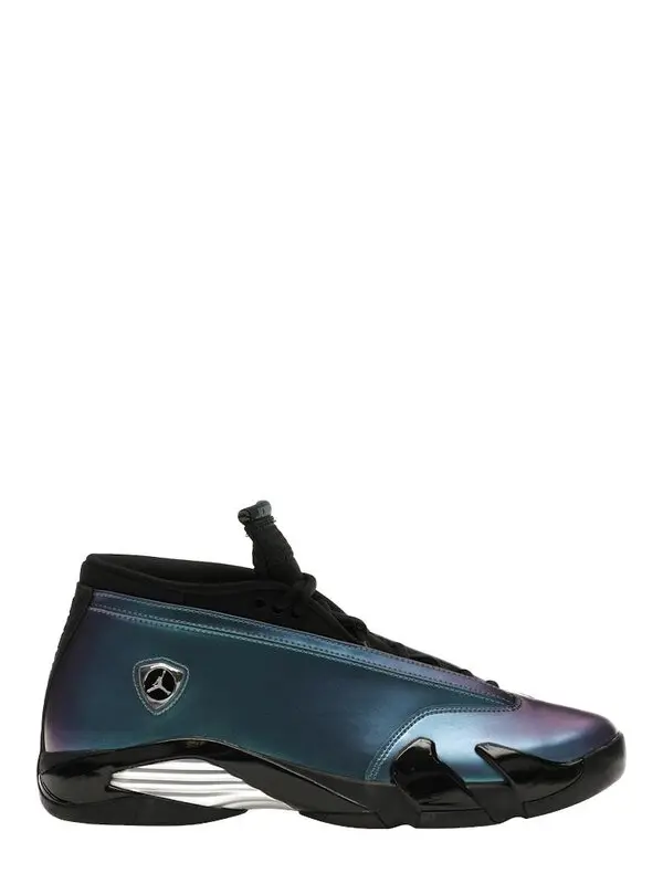 JORDAN 14 Retro Love Letter Sneakers - Mineral Teal/metallic Silver/black