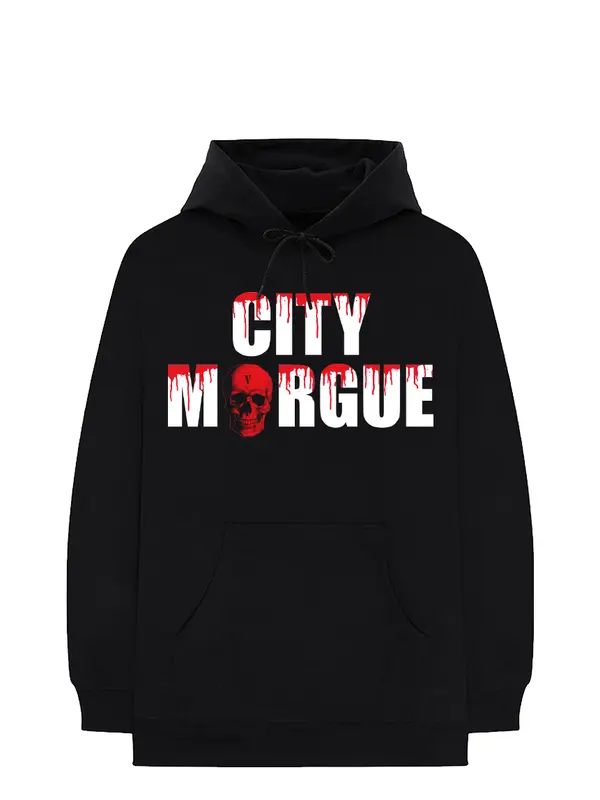 CITY MORGUE X Vlone Dogs Hoodie - Black