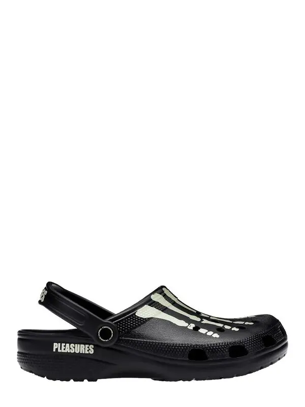CROCS Classic Clog Pleasures Skeletonin - Black/glow